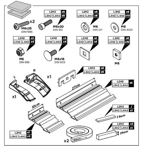 THULE Adapter Roof For SmartClamp System Instructions