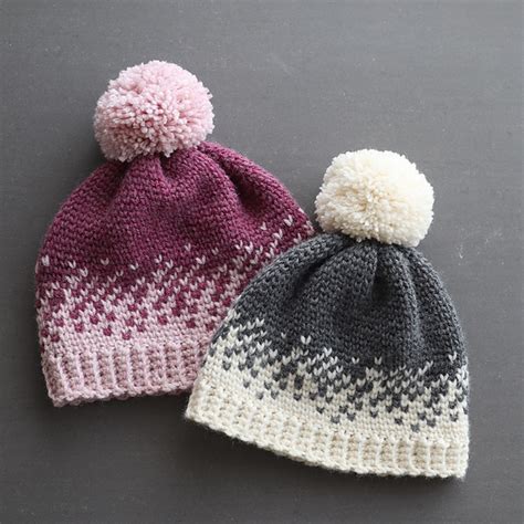 Ravelry Ombré Fair Isle Beanie pattern by Grace Forthefrills