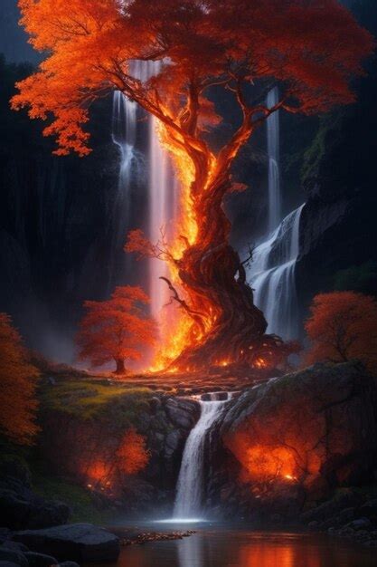 Arbre Magique Fantastique Photo Premium