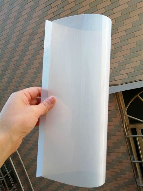 Banltre Sheets Mil Mylar Sheet X Inch Milky Translucent Pet