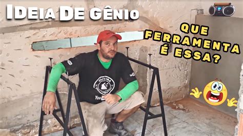 VEJA QUE IDEIA DE GÊNIO PEDREIRO INVENTOU UMA FERRAMENTA INCRÍVEL