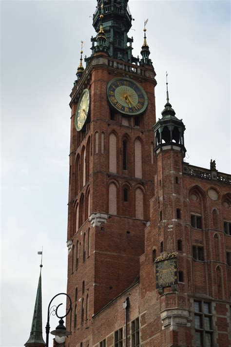 Gdańsk ratusz Głównego Miasta Architektura średniowiecza i