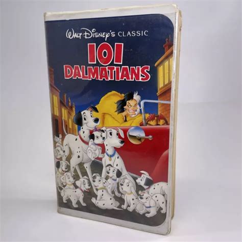 Rare Black Diamond Dalmatians Vhs Disney Clam Shell