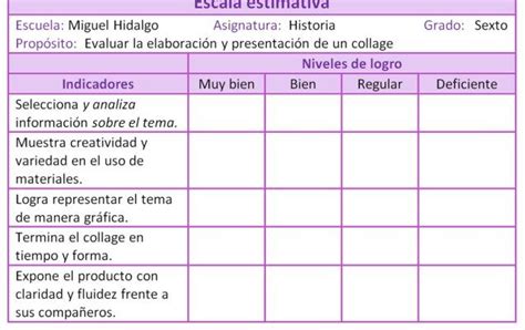 Instrumentos para evaluar a los alumnos ejemplos de guía de