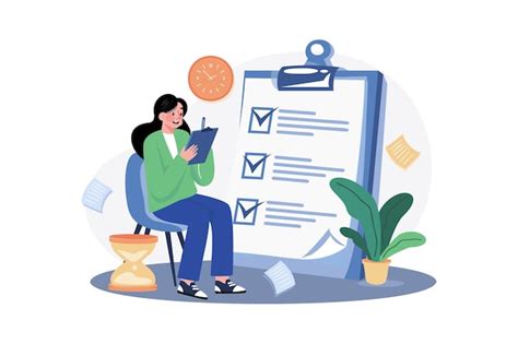 Concepto de ilustración de gestión de tareas Vector Premium