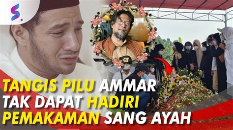 Miris Tangis Pilu Ammar Zoni Pecah Tak Dapat Hadiri Pemakaman Sang