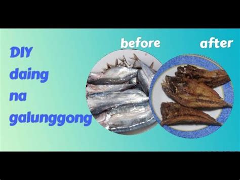 DIY Paano Gumawa Ng Daing O Binislad Daing YouTube