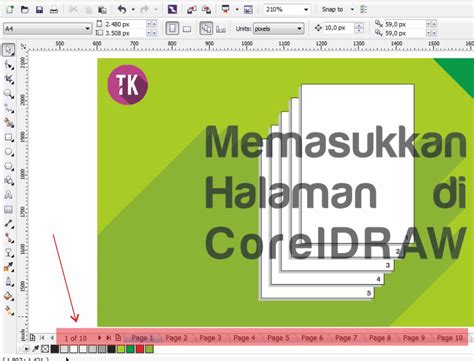 Cara Memasukkan Halaman Di Lembar Kerja Coreldraw Tukang Ketik