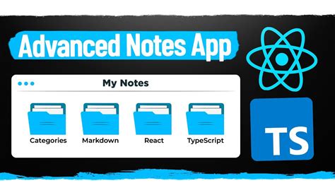 The Perfect Advanced Reacttypescript Project Markdown Supported Note Taking With Categories