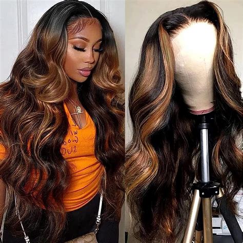 Amazon Ownmehair Ombre Lace Front Wig Human Hair Body Wave