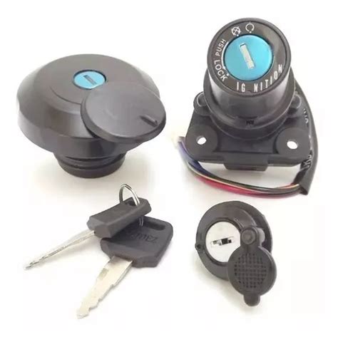 Kit Chave Ignição Xtz 125 Ybr 125 00 05 Tampa Tanque Trava Frete grátis
