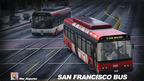 San Francisco MUNI Bus Skin GTA5 Mods