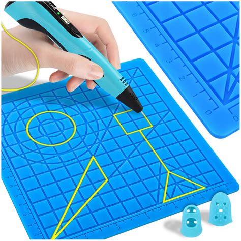 MATA SILIKONOWA DO DŁUGOPISU 3D PEN SZABLONY WZORY PODKŁADKA DO