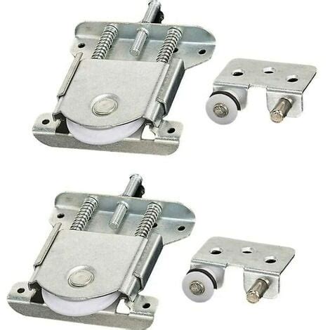 2 pièces Roulette Porte Coulissante placard Pièces de porte