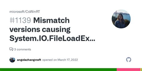 Mismatch Versions Causing System Io Fileloadexception Could Not Load