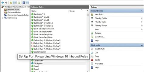 How To Set Up Port Forwarding In Windows