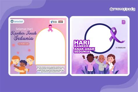 Twibbon Hari Kanker Anak Sedunia 2023 Desain Keren Dan Unik Cocok