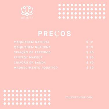 Modelos de listas de preços