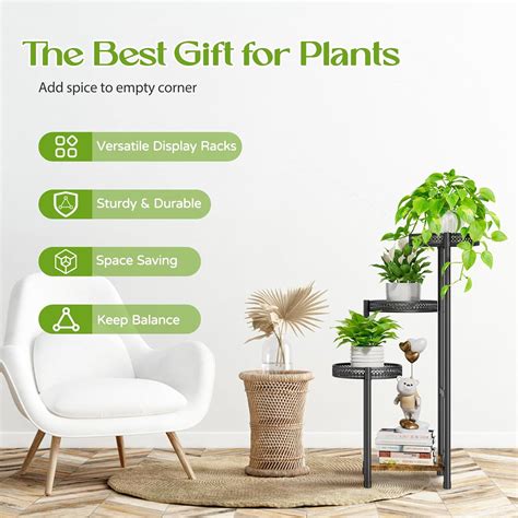 Soporte Alto De Niveles Para Plantas En Interiores Soporte Alto De