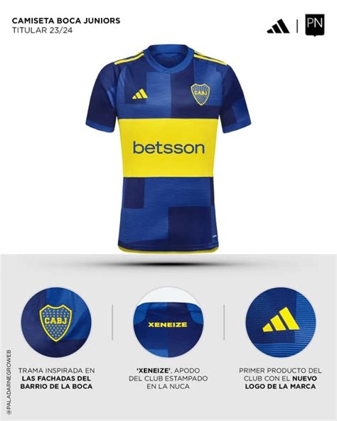 Boca Present Su Camiseta Para La Temporada
