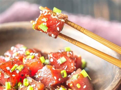 Thon cru mariné La Recette