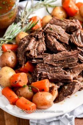 Perfect Pot Roast So Tender Flavorful Spend With Pennies