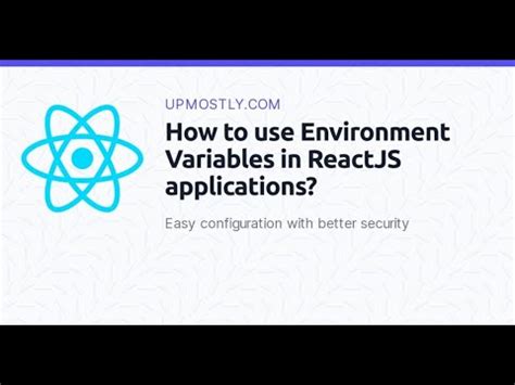How To Use Environment Variables In Reactjs Applications YouTube