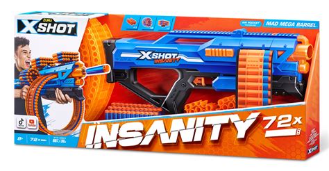 Buy X Shot Insanity Mad Mega Barrel Blaster At Mighty Ape Nz