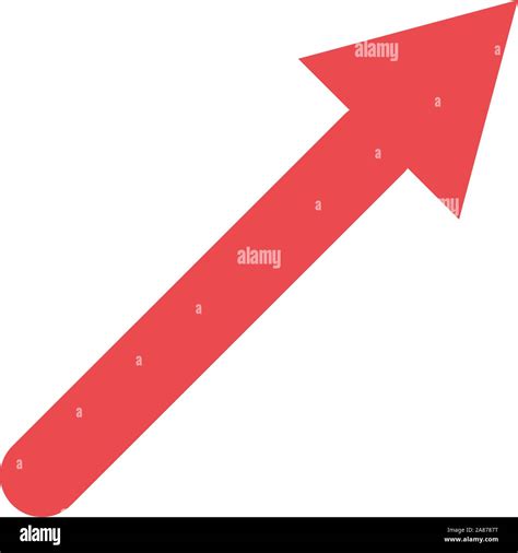 Icono de flecha roja Dirección web Diseño web infografía dirección de