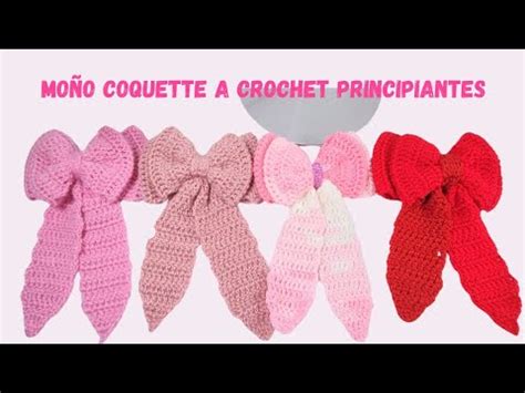 DIY Cómo Tejer un Elegante Moño estilo Coquette tejido a Crochet