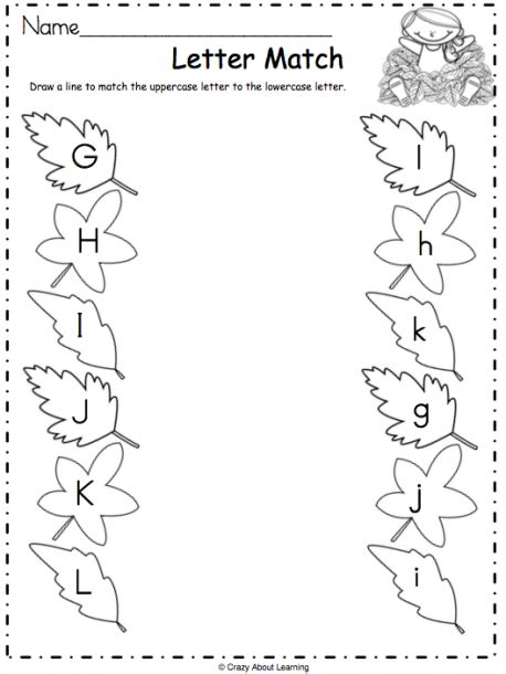 Leaf Letter L Worksheet Preschool