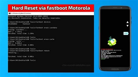 Cómo hacer un HARD RESET desde el MODO FASTBOOT en dispositivos