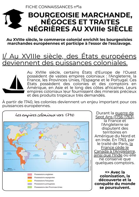 Chapitre n1 Bourgeoisie marchande négoces et traites négrières au