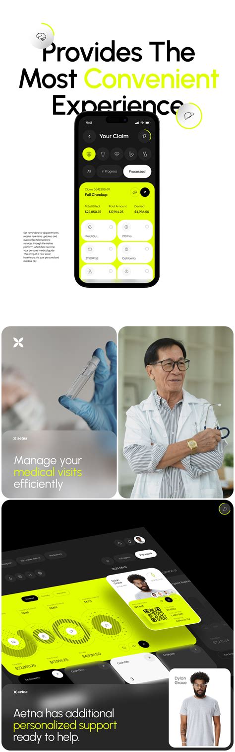 Aetna CRM Medical SaaS UX UI Design Behance