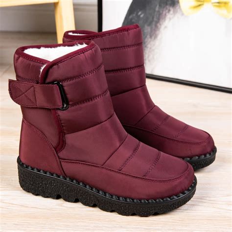 Nowe Buty Damskie Lekkie Buty Zimowe Kobieta Wodoodporne Botki Dla