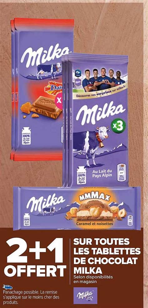 Promo Tablettes De Chocolat Milka Chez Carrefour Icatalogue Fr