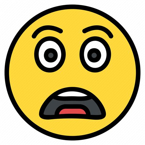 Emoji Screaming Emoticon Smiley Fear Png Clipart Computer Icons