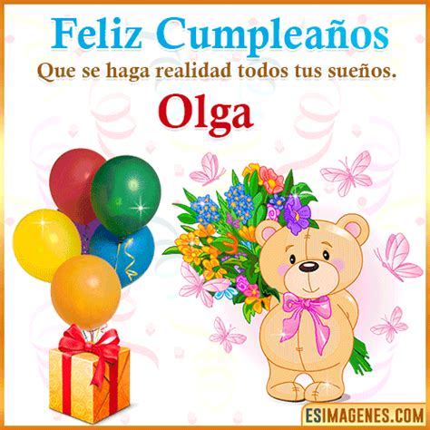 Feliz Cumplea Os Olga Tarjetas Y
