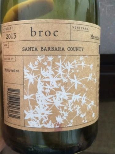 Broc Cellars Martian Vineyard Mourvèdre Vivino US