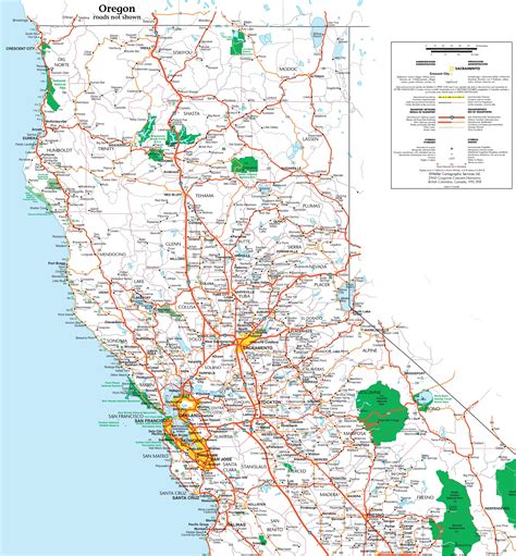 Map Northern California Cities California Map With Cities Detailed