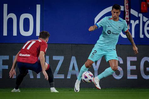 Jo O Cancelo Jo O F Lix And I Igo Mart Nez Make Fc Barcelona Debuts