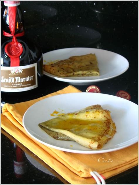 Cr Pes Fa On Suzette Flamb Es Au Grand Marnier Vanille Poivre Rose