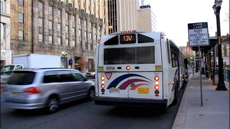 New Jersey Transit Bus And Light Rail Action At Broad Street
