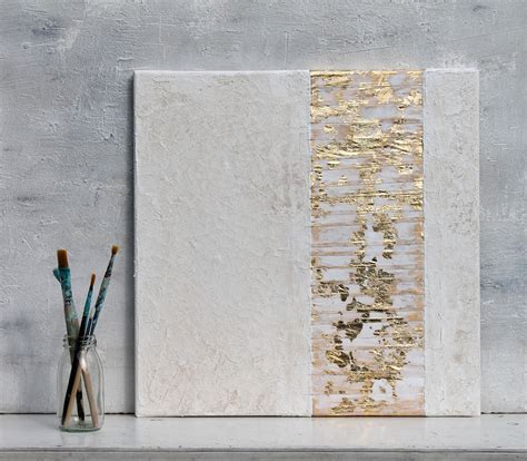 33 Bilder mit blattgold gestalten BlattgoldKunst große Wandkunst