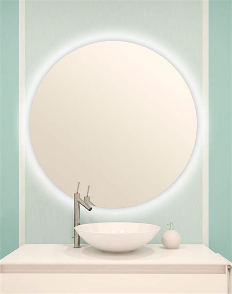 Bathstage B Espejo Led Retroiluminado Cm Redondo Canto