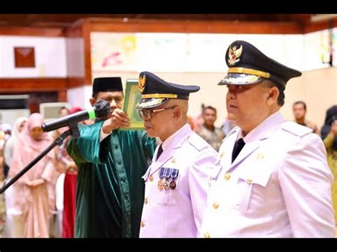 Asra Resmi Jabat Pj Bupati Aceh Tamiang A Murtala Pimpin Aceh Jaya
