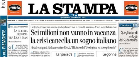 Le Prime Pagine Di Domenica 16 Luglio 2017 Il Post