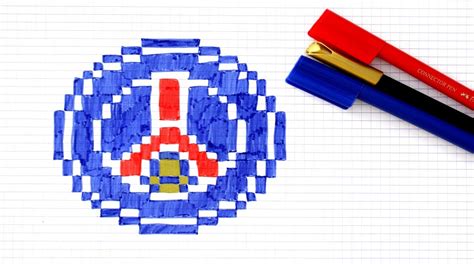 Pixel Art Psg Dessin Facile Couleur Images And Photos Finder
