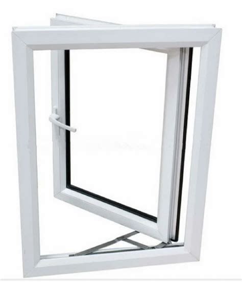White UPVC Hinged Glass Window At Rs 450 Sq Ft UPVC Glass Window In