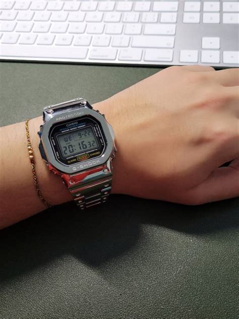 卡西欧男款石英表怎么样 卡西欧casio dw5600e自换银色 什么值得买